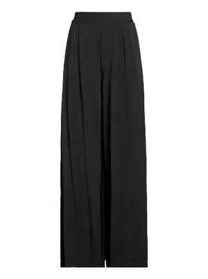 DANIELE FIESOLI Wide-leg Linen-viscose Pants - Black