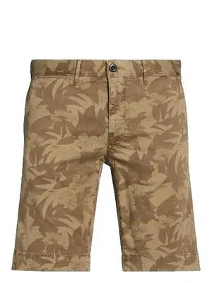 Incotex Military Floral Shorts - Green