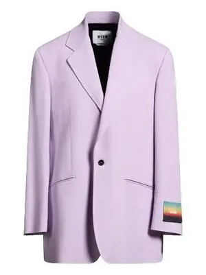 MSGM Blazer Lilac Size Viscose, Polyester, Elastane - Purple