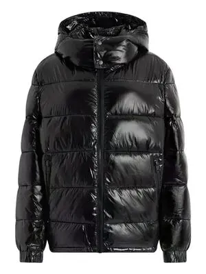 Bally Quilted Hooded Puffer Jacket - Black