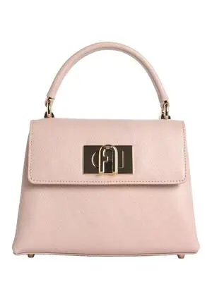 Furla Hammered Leather Shoulder Bag - Pink