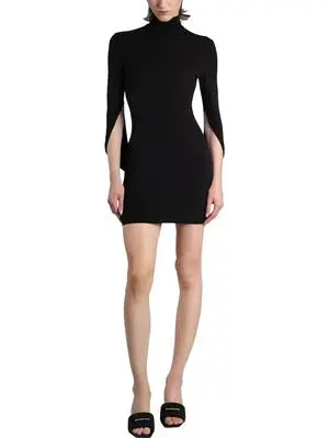 Alexander Wang High-neck Mini Dress - Black