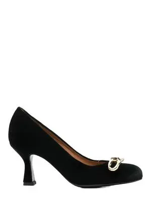 ISABEL FERRANTI Metal Detail Pumps - Black