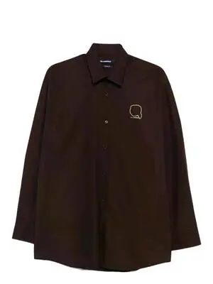 Karl Lagerfeld Logo-detail Shirt - Brown
