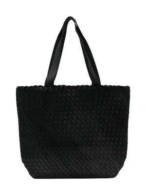NAGHEDI Como Woven Tote Bag - Black