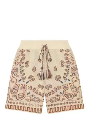 Alanui Cotton Bermuda Shorts - Neutrals
