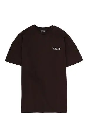 ROTATE BY BIRGER CHRISTENSEN Logo T-shirt - Brown