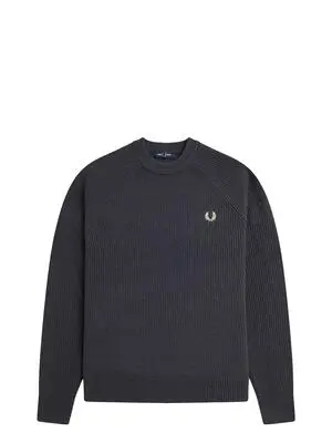 Fred Perry Jersey With Logo - Charcoal