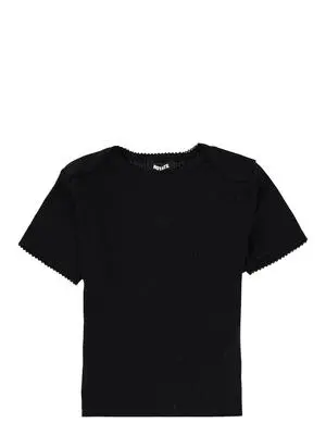 Remain Birger Christensen Pointelle T-shirt - Black