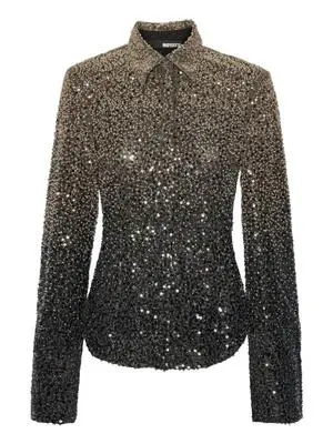 Remain Birger Christensen Sequin Shirt - Grey