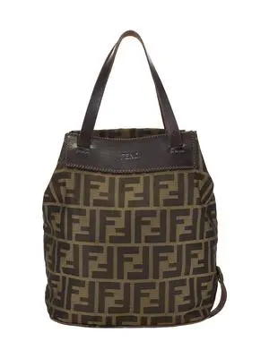 Fendi Zucca Handbag - Brown