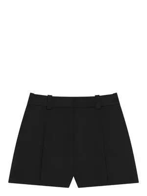 GIVENCHY Pleated Wool Shorts