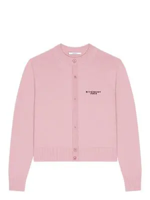 GIVENCHY Wool And Cashmere Cropped Cardigan
