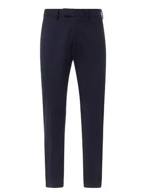 TOM FORD Cotton Straight Trousers - Blue
