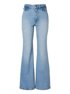 Remain Birger Christensen High-rise Flare Jeans - Blue
