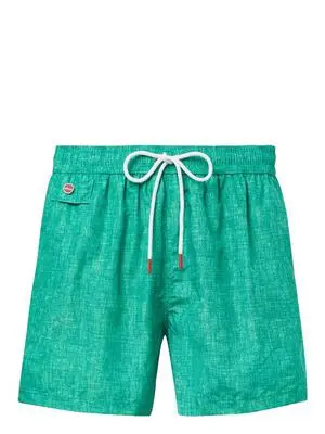 Kiton Logo Swim Trunks - Green