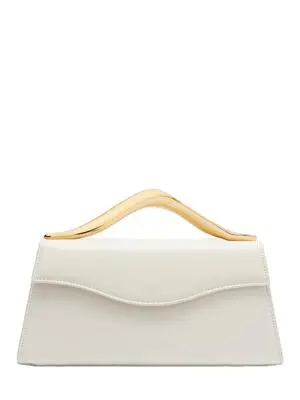 Elie Saab Petit Wave Top-handle Bag - White