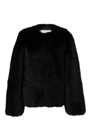 JOSEPH Gomez Shearling Jacket - Black