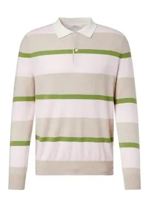 Arch4 Mr. Salvatore Striped Cashmere Polo Sweater - Multicoloured