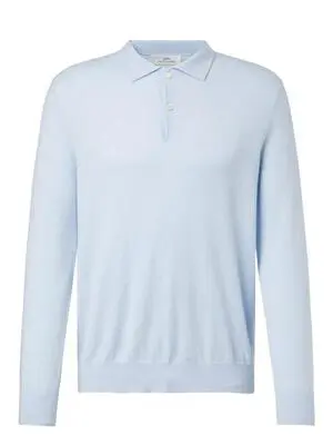 Arch4 Cashmere Polo Sweater - Blue