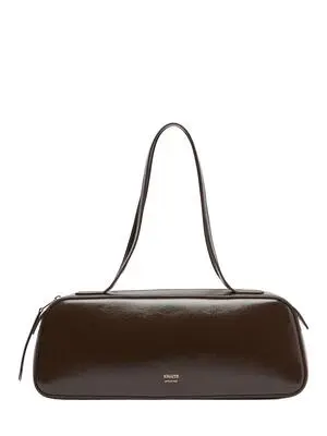 Khaite Simona Leather Shoulder Bag - Brown