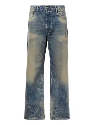 Acne Studios Distressed Wide-leg Jeans - Blue