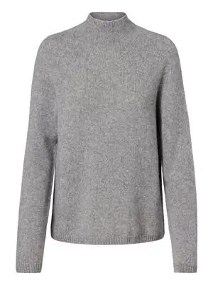 Max Mara Wool And Cashmere-blend Turtleneck Sweater - Grey