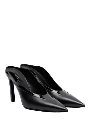 Givenchy Spiky 95 Leather Mules - Black