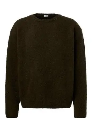 A.PRESSE Cashmere-blend Crewneck Sweater - Green