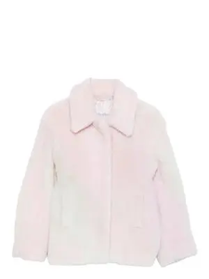 Max Mara Collared Coat - Pink