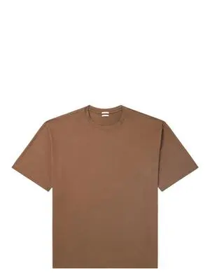 Massimo Alba Nevis Cotton-jersey T-shirt - Brown
