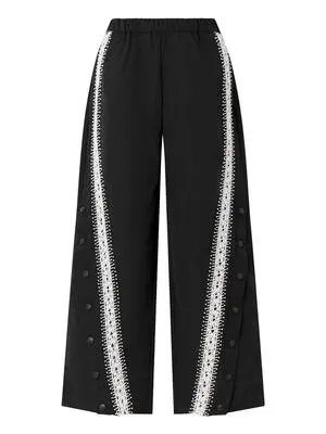 Sea Alberta Embellished Shell Track Pants - Black