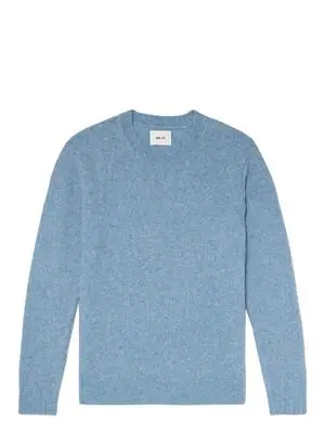 Nn07 Lee 6598 Merino Wool-blend Sweater - Blue