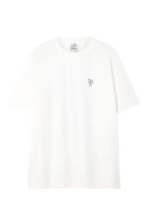 DONDE ESTEBAN Printed Cotton-jersey T-shirt - White