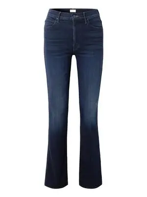 MOTHER The Smokin Skimp High-rise Bootcut Jeans - Blue