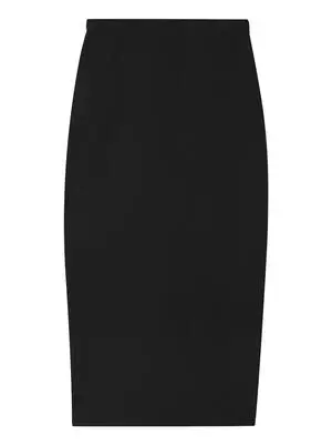 Max Mara Brandy Jersey Midi Skirt - Black