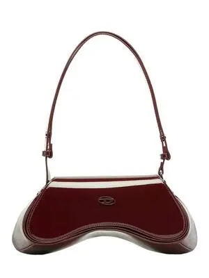 DIESEL Plaque Shoulder Bag - Red