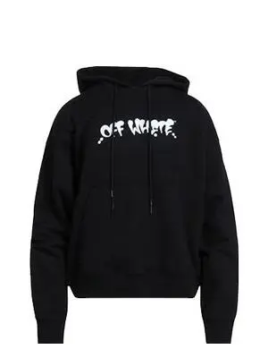 Off-White Marker Graffiti Logo Hoodie - Black