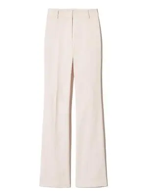 NILI LOTAN Corette Corduroy Trousers - Ivory