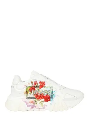 VERSACE Squalo Floral Sneakers