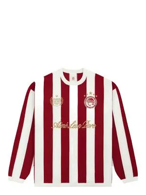 Aimé Leon Dore X Olympiacos F.c. Knit Sweater - Red