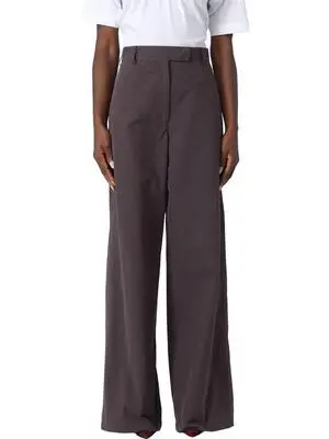 Dries Van Noten Wide Leg Pants - Brown