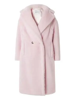 Max Mara Double-breasted Alpaca-blend Coat - Pink