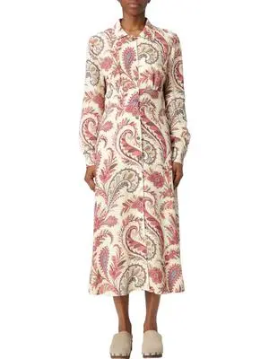 Etro Printed Dress - Beige
