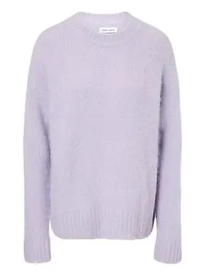 SAMSOE SAMSOE Sajeanne Round-neck Stretch-wool Blend Jumper - Wisteria