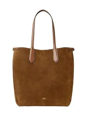 Polo Ralph Lauren Bellport Suede Tote Bag - Cinnamon/cuoio