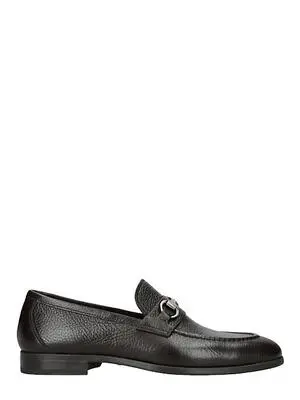 Magnanni Horsebit-embellished Leather Loafers - Dark Brown