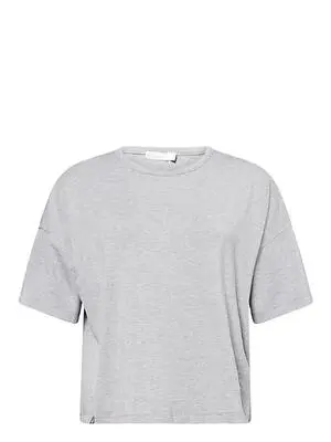 Barefoot Dreams Jersey Boxy T-shirt - Dark Heather Gray