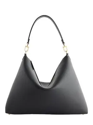 TOTEME Bevel Leather Tote Bag - Black