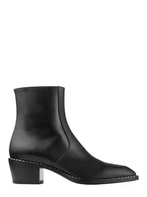 JIMMY CHOO Wilder Ankle Boots - Black/metal Mix